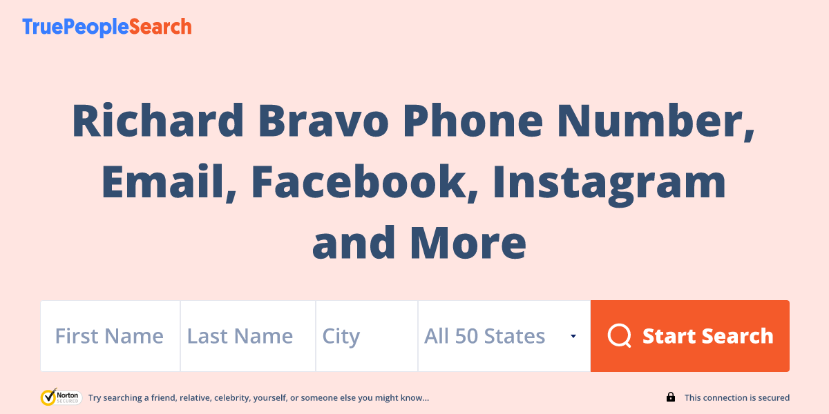 Richard Bravo: Number, Email, Facebook, Instagram and More
