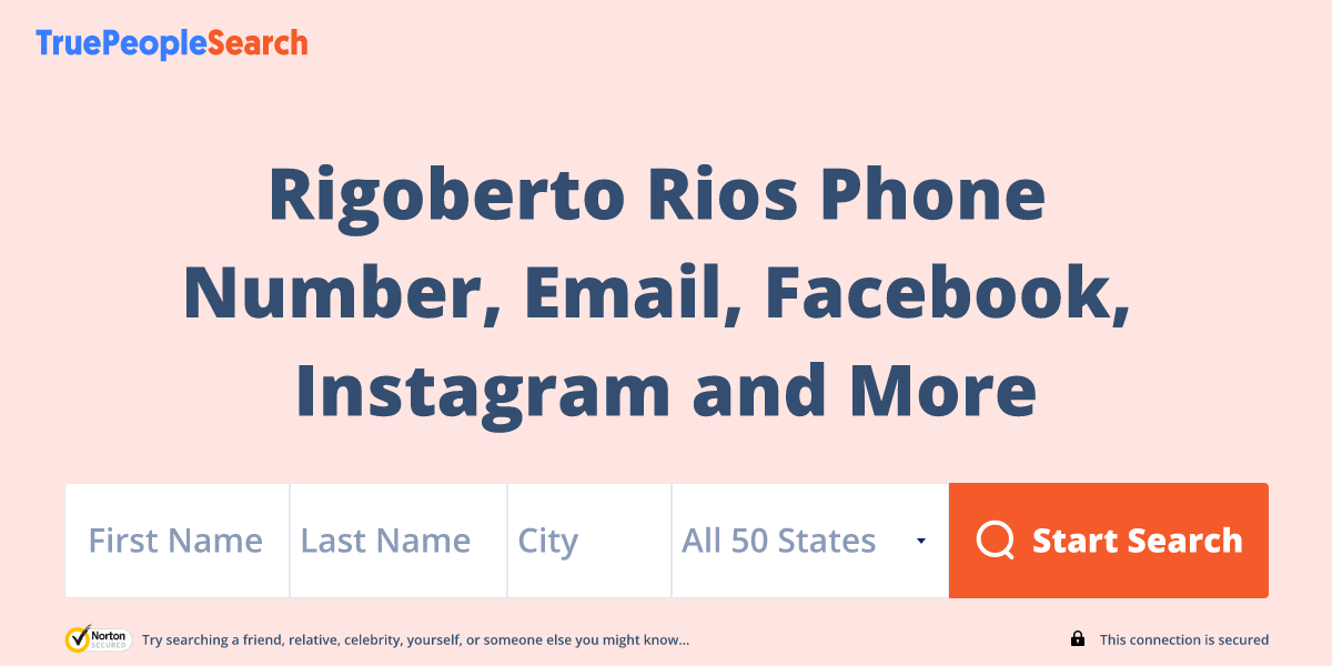 Rigoberto Rios: Number, Email, Facebook, Instagram and More