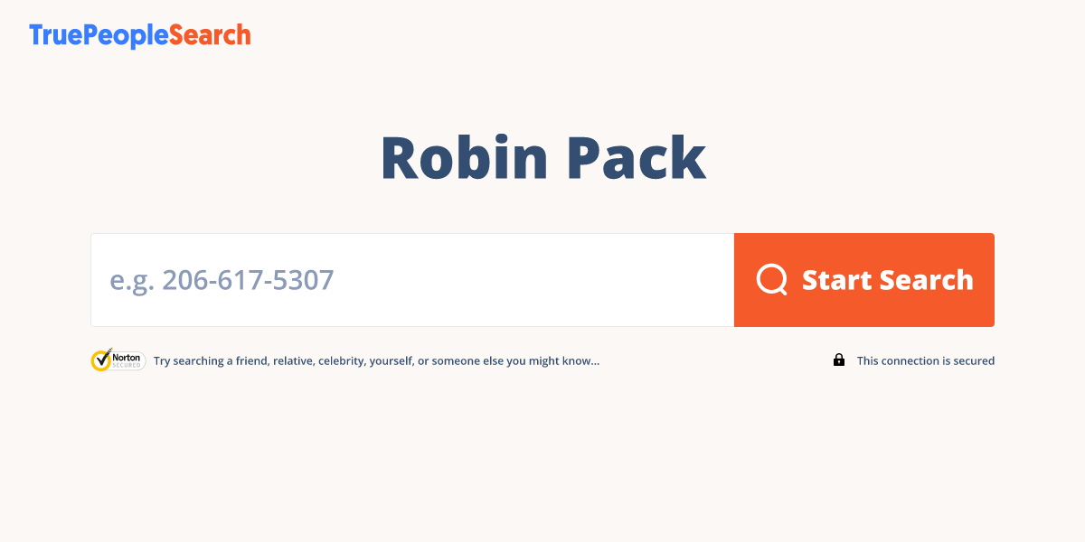 Robin Pack: Number, Email, Facebook, Instagram and More