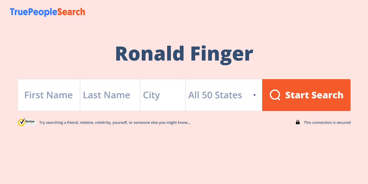 Ronald Finger Phone Number, Address, Email & More - TruePeopleSearch.net