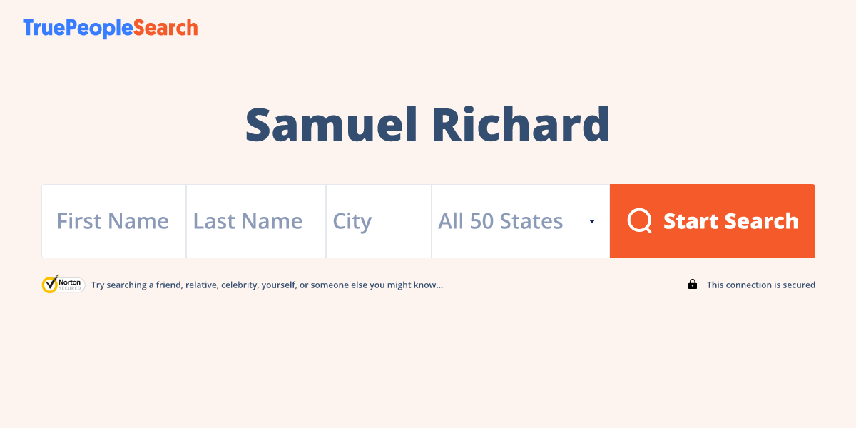 Samuel Richard Phone Number, Address, Email & More - TruePeopleSearch.net