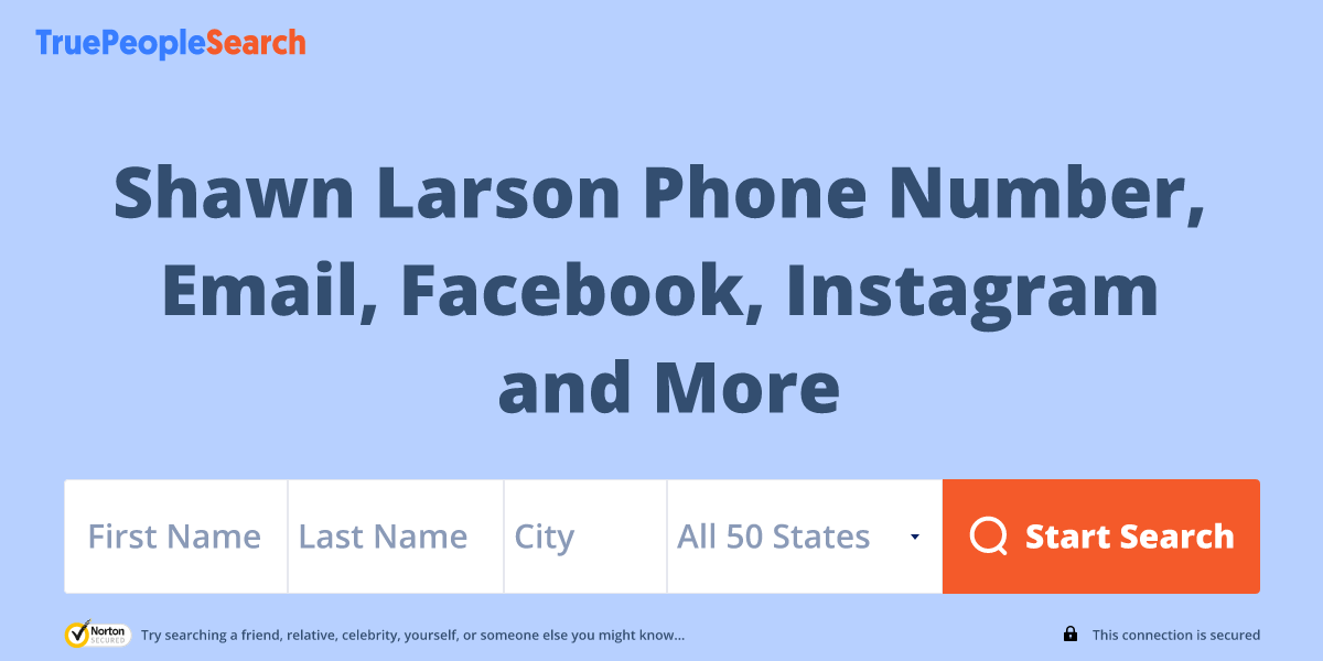 Shawn Larson: Number, Email, Facebook, Instagram and More