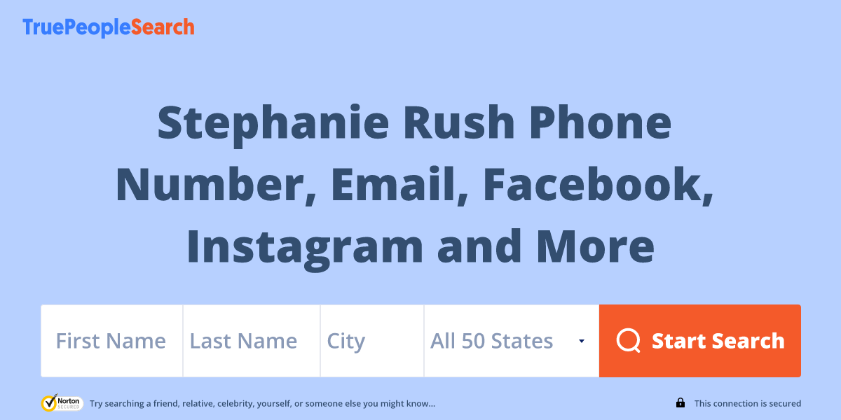 Stephanie Rush: Number, Email, Facebook, Instagram and More