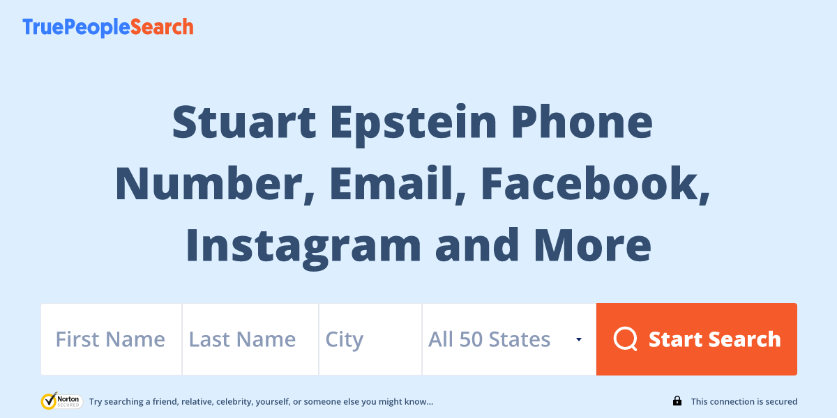 Stuart Epstein: Number, Email, Facebook, Instagram and More