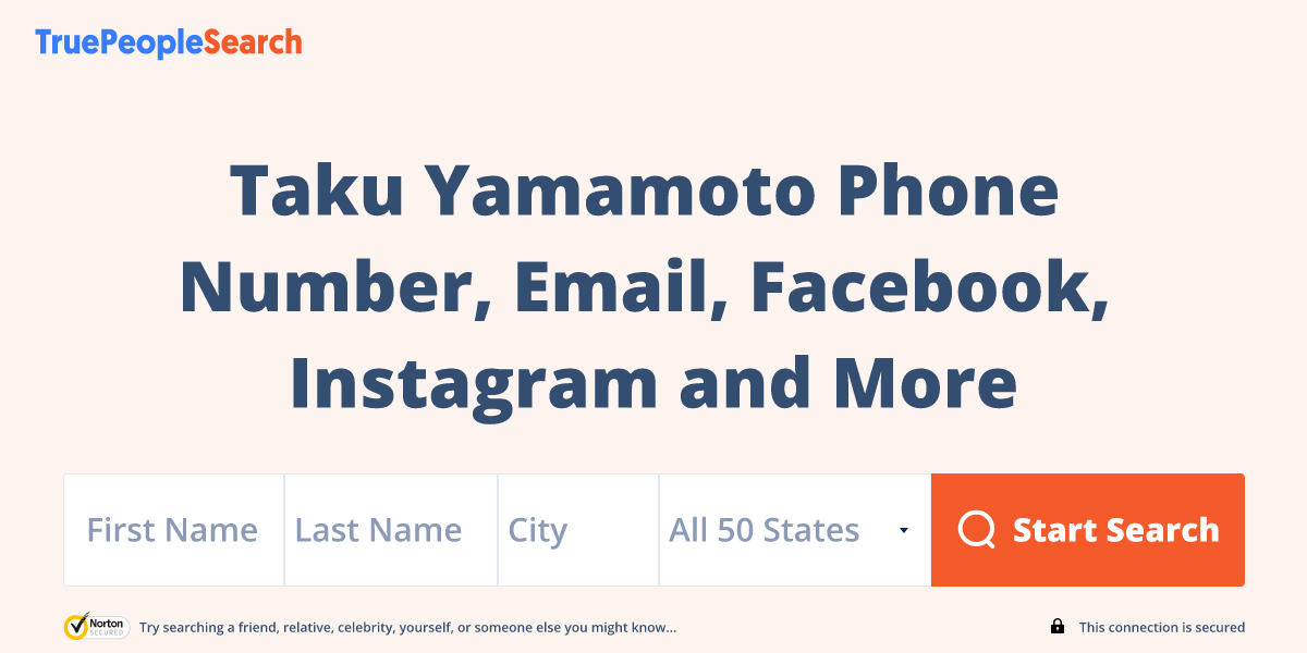 Taku Yamamoto: Number, Email, Facebook, Instagram and More