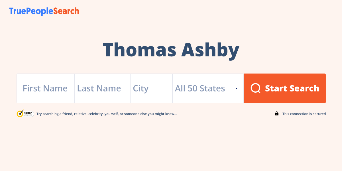 Thomas Ashby Phone Number, Address, Email & More - TruePeopleSearch.net