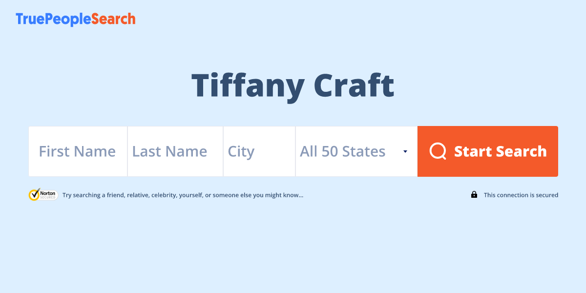 Tiffany Craft Phone Number, Address, Email & More - TruePeopleSearch.net