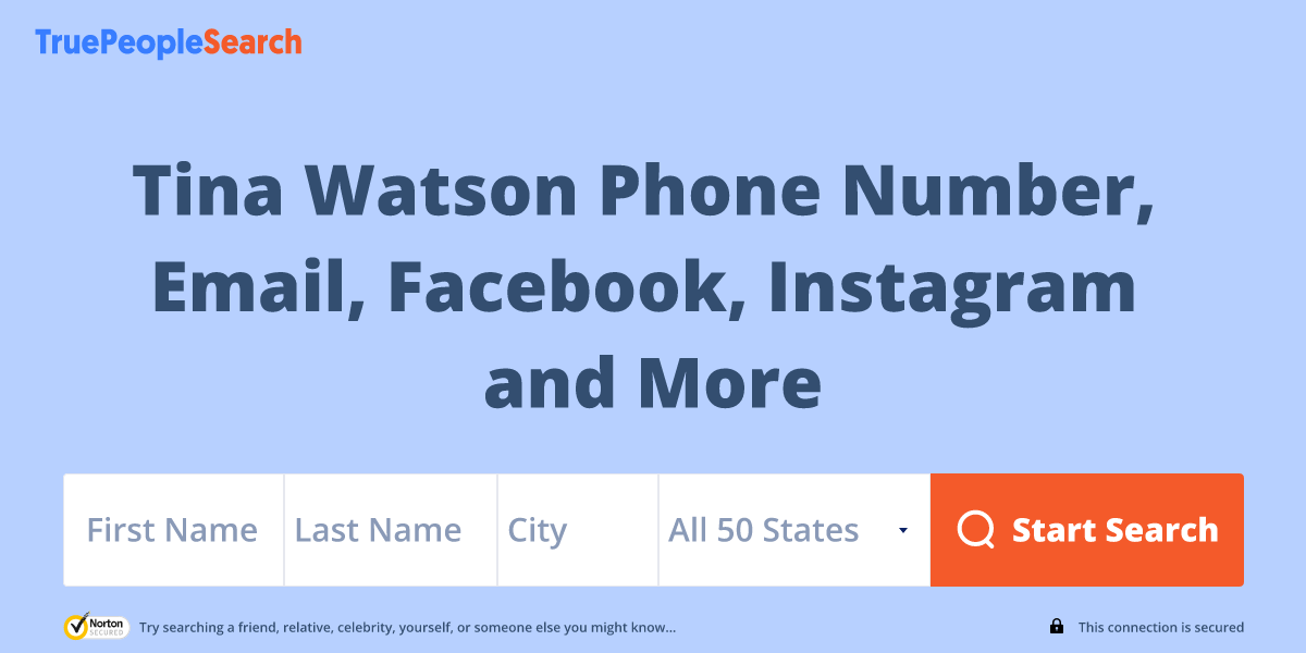 Tina Watson: Number, Email, Facebook, Instagram and More