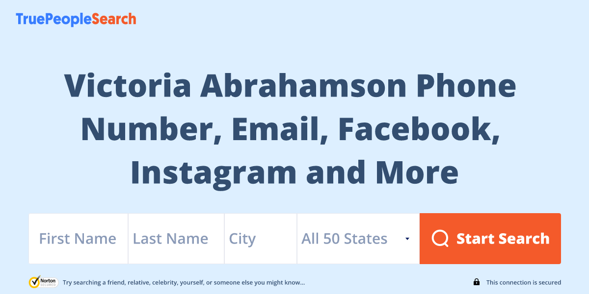 Victoria Abrahamson: Number, Email, Facebook, Instagram and More