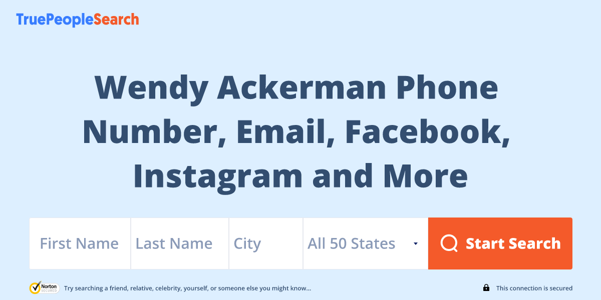 Wendy Ackerman: Number, Email, Facebook, Instagram and More