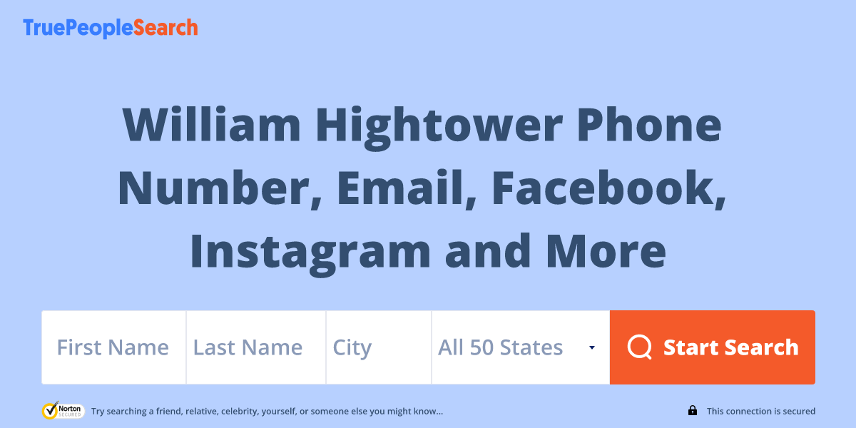William Hightower: Number, Email, Facebook, Instagram and More