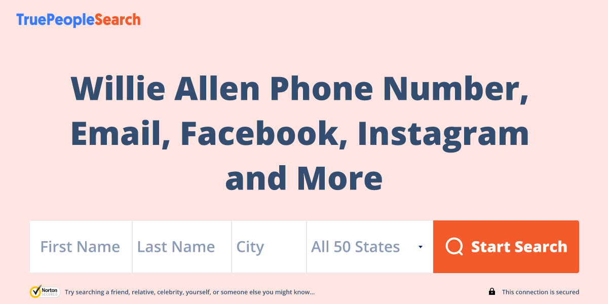 Willie Allen: Number, Email, Facebook, Instagram and More