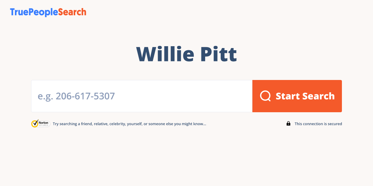Willie Pitt: Number, Email, Facebook, Instagram and More