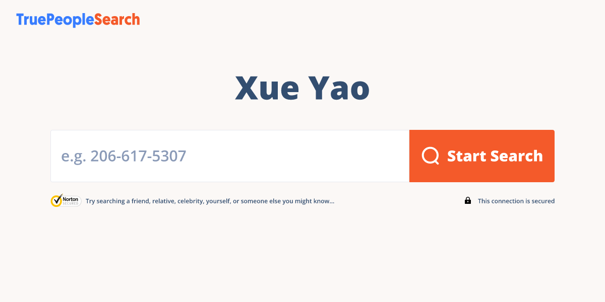 Xue Yao Phone Number, Address, Email & More - TruePeopleSearch.net
